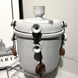 Ben Bieri | Accents | Signed Ben Bieri Northwest Studio Pottery Lidded ...